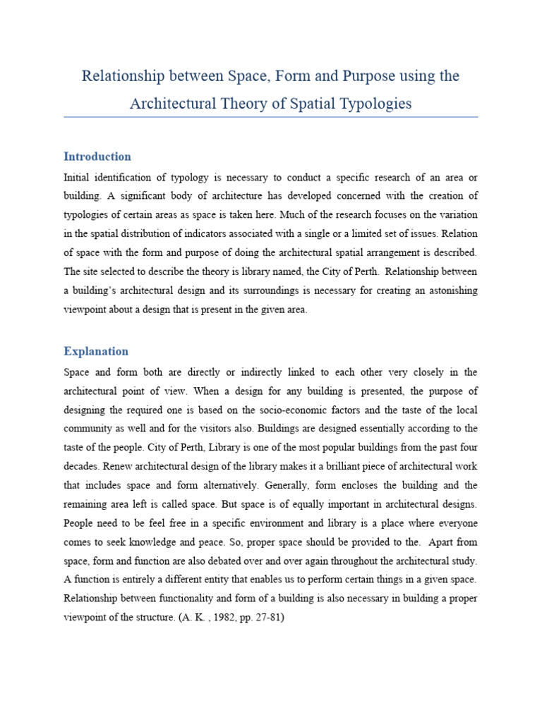 1300-Spatial Typology-As-22 | PDF | Space | Libraries