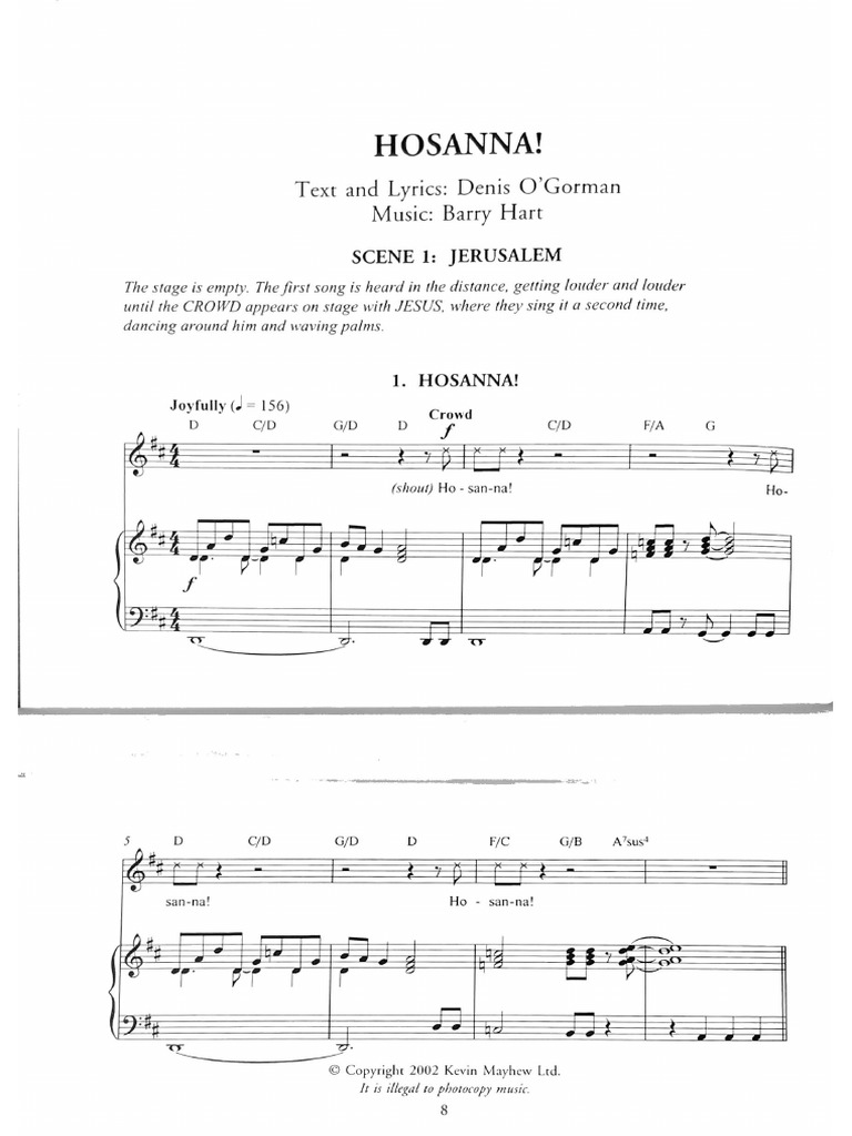 Hosanna! | PDF