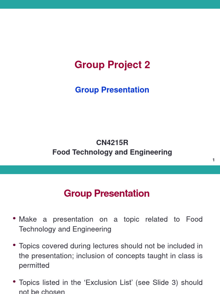 Group Project 2 - Group Presentation | PDF | Rubric (Academic) | Cognition
