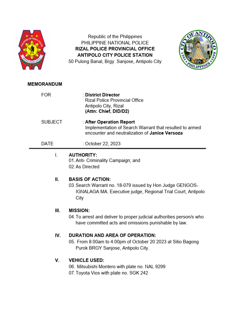 After Operation Report Igcol | PDF