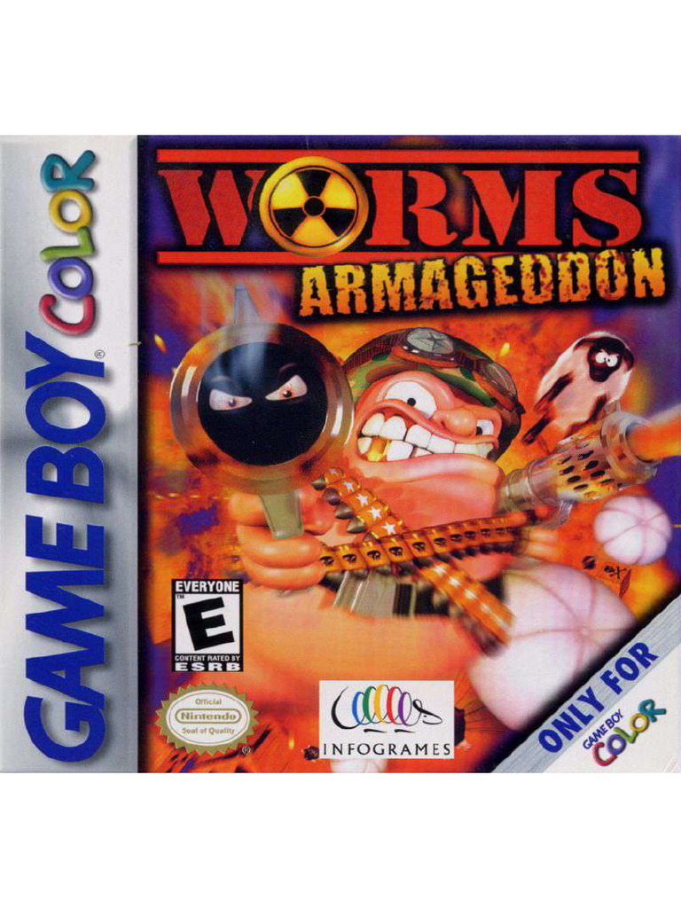 Worms Armageddon Game Boy Color Front Cover | PDF