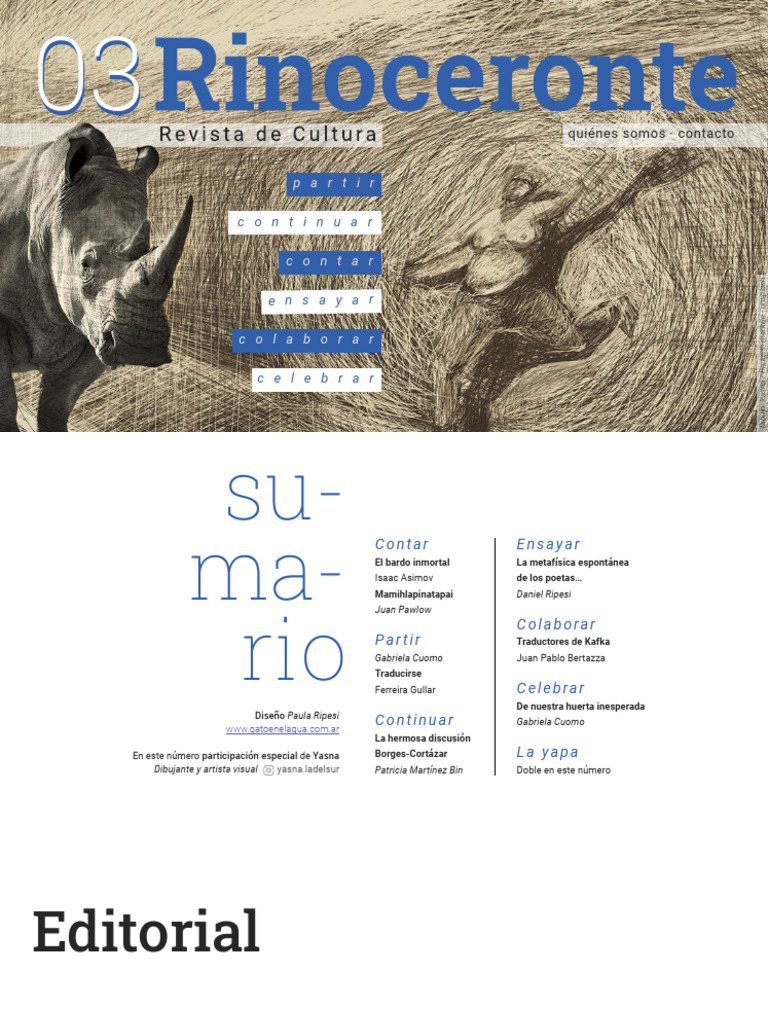 Rinoceronte 03 | PDF | Franz Kafka | Traducciones