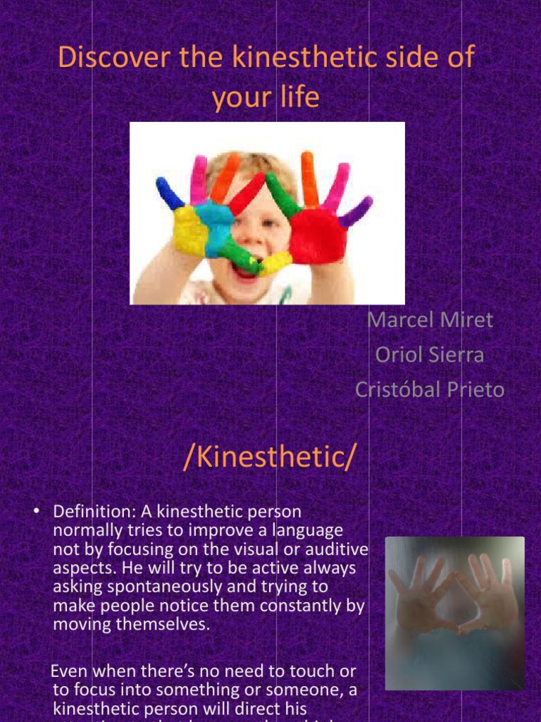 Discover The Kin Esthetic Side of Your Life | PDF | Conversation ...