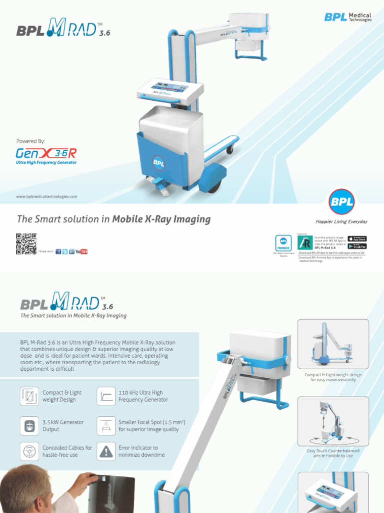 BPL M Rad 3 6 Mobile X Ray Machine | PDF