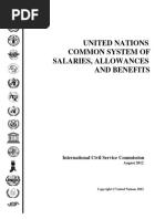 UN Salary Scale and Job Grades 2025 | PDF