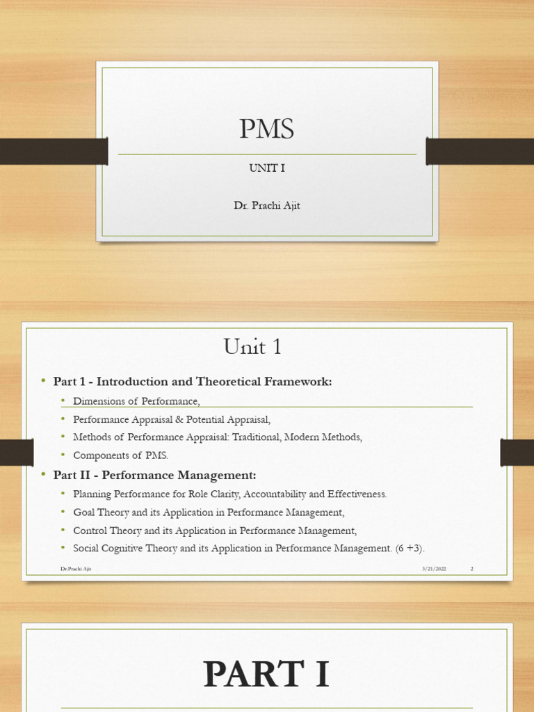 Unit 1 Performance Management System | PDF | Goal | Performance Appraisal