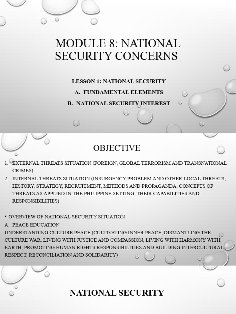Presentation 1 | PDF | National Security | Peace