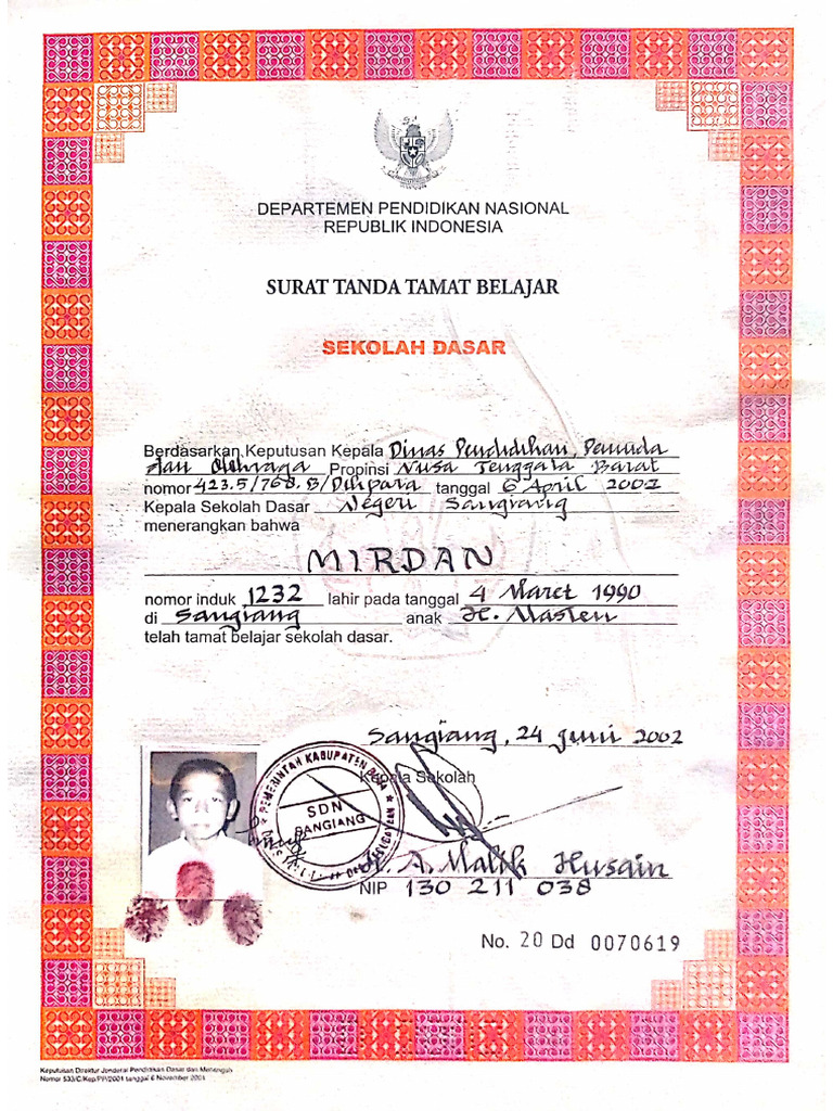 Ijazah SDN | PDF