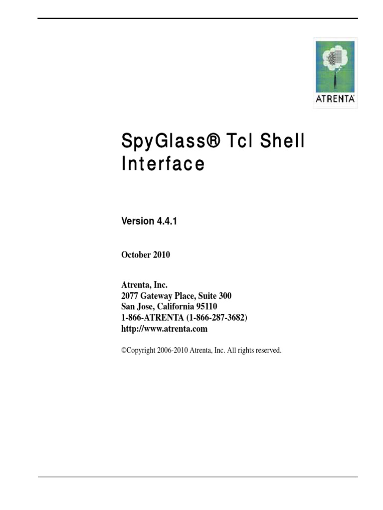 SpyGlass TCL Shell Interface | Download Free PDF | Shell (Computing) | Command Line Interface