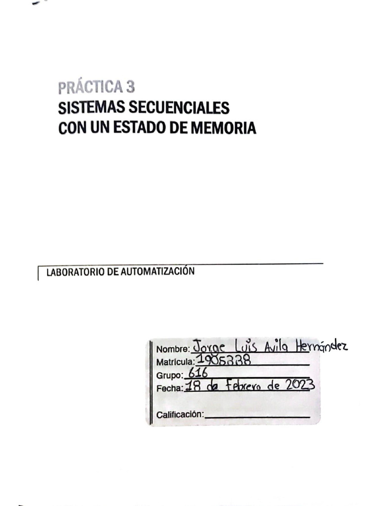 PR Ctica 3 LB Automatizaci N PDF | PDF | Ciencias de la Computación | Informática