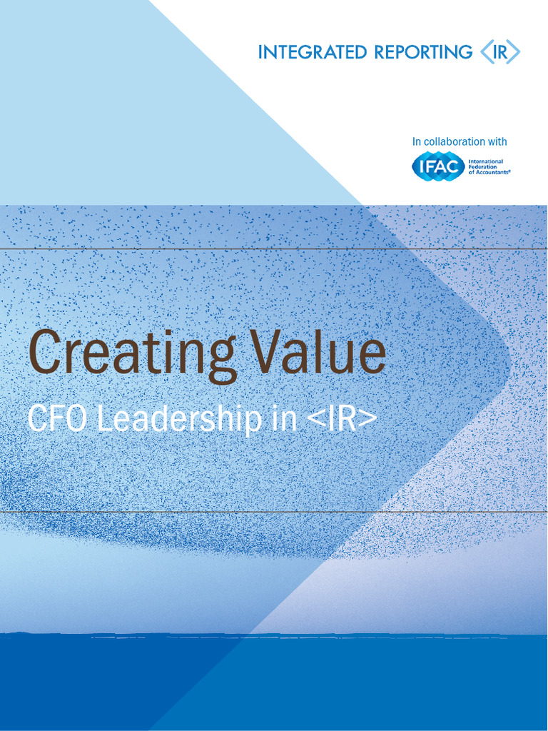 Ifac 1440 Ir Creatingvalue Iirc | PDF | Chief Financial Officer ...