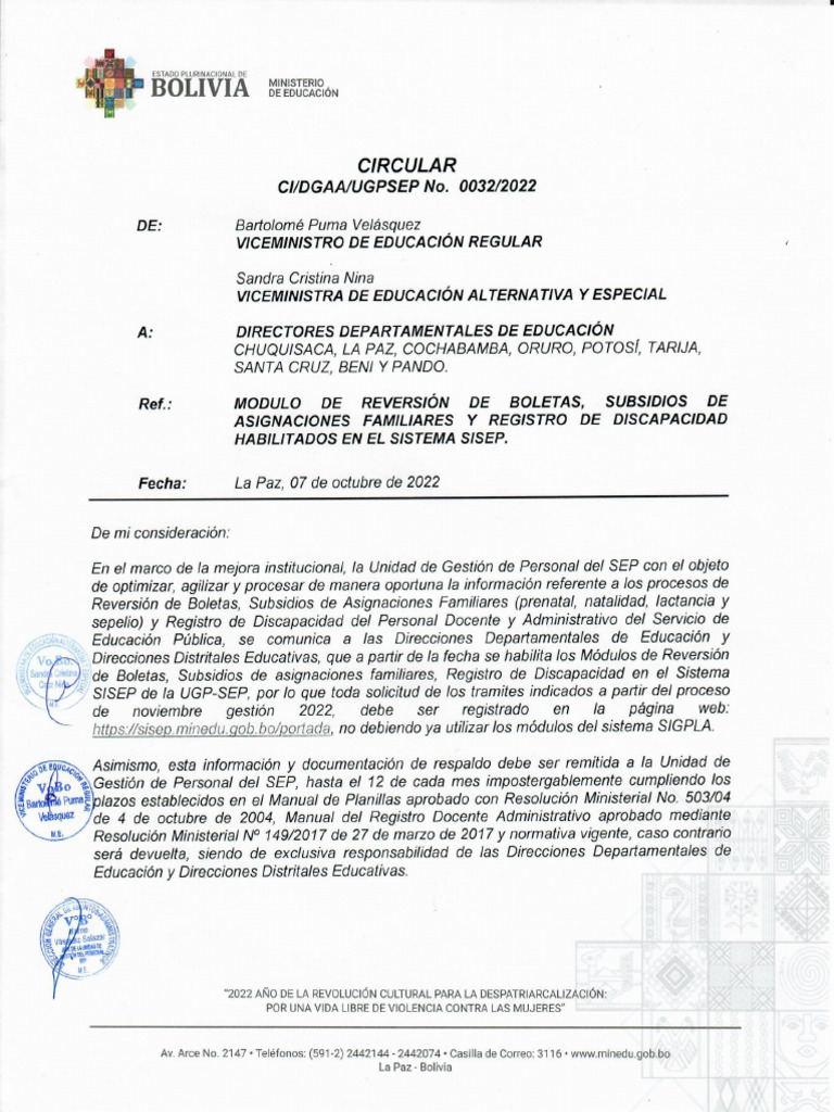 Ci Ugpsep 0032 Modulos Sisep B5a6dd6cc2 | PDF