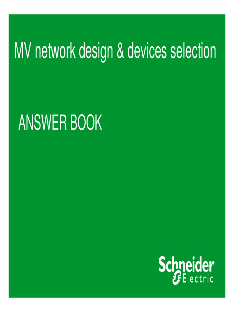 MV Network Design & Devices Selection | PDF | Transformer | Electrical ...