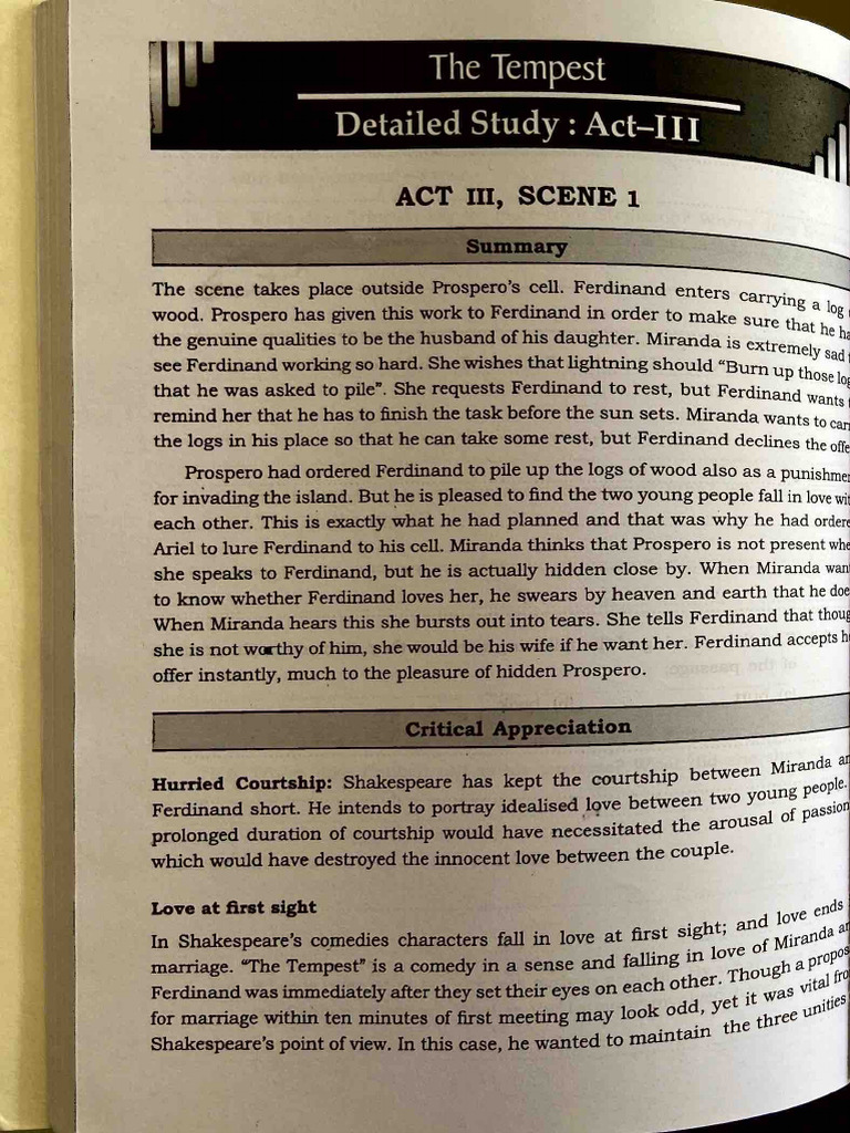 Tempest Workbook | PDF | The Tempest | Plays Based On European Myths And Legends