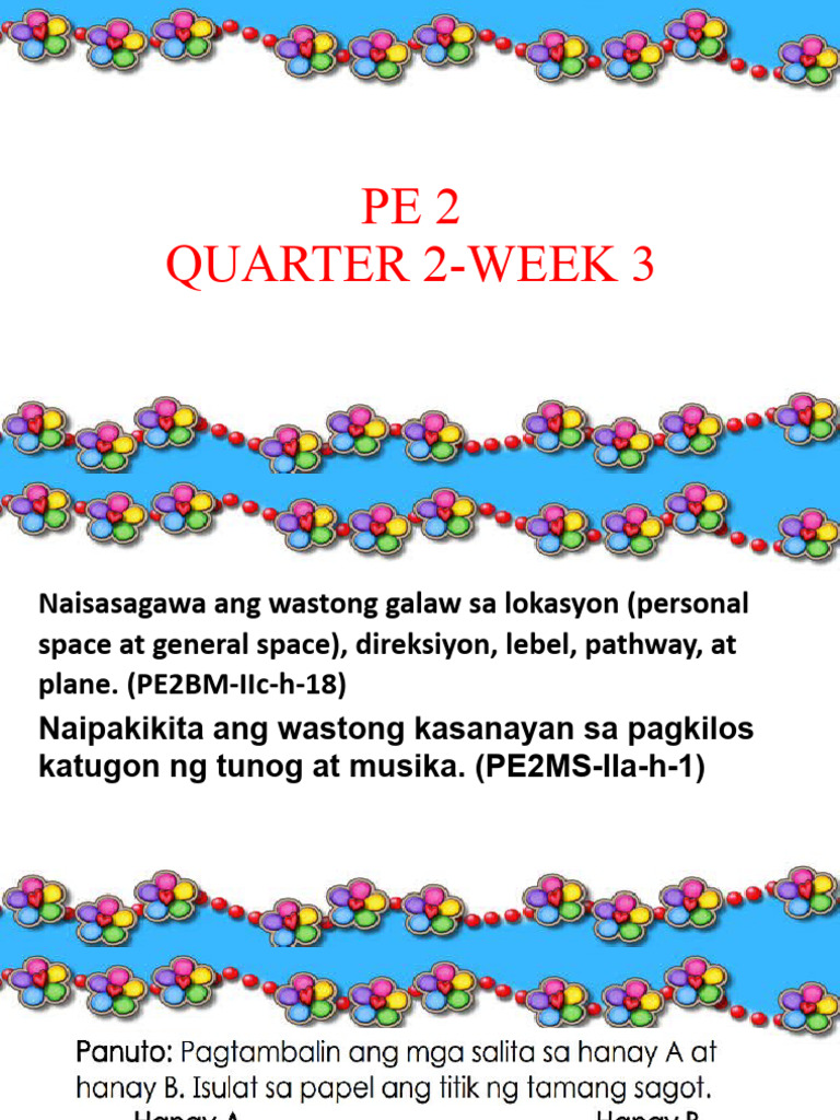 Pe-Ppt-Q2-Week 3 | PDF