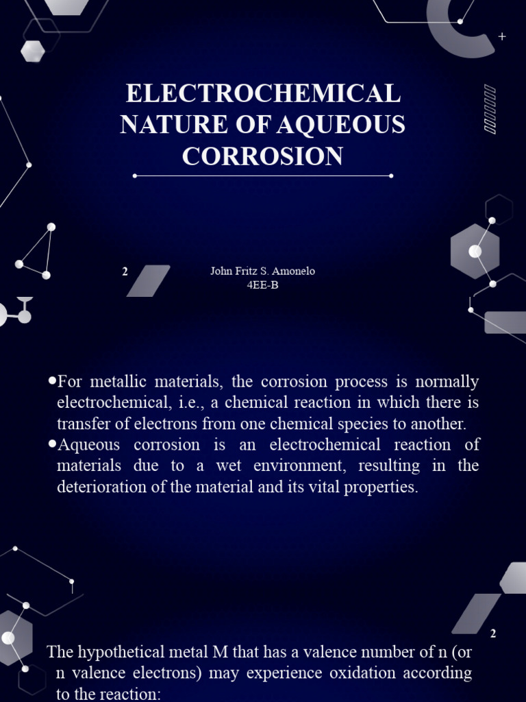 Electrochemical Nature of Aqueous Corrosion | PDF | Electrochemistry ...