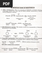 Organic Name Reactions Overview | PDF | Ether | Chemical Reactions