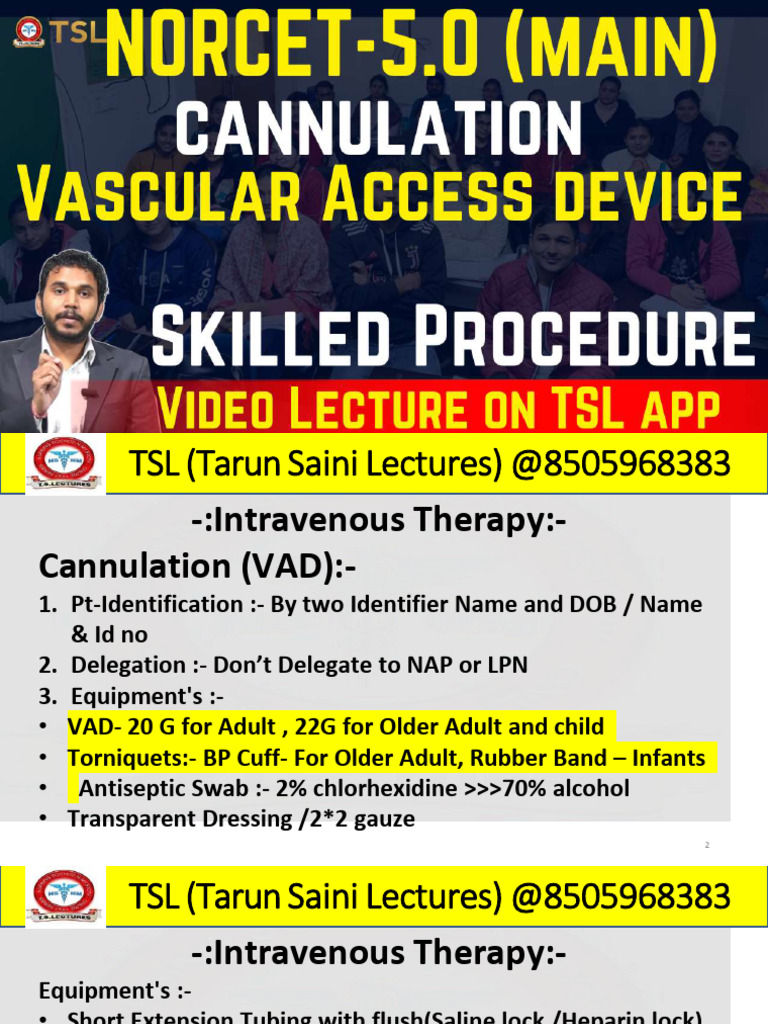IV Therapy Vein Puncture by TSL | PDF | Intravenous Therapy | Vein
