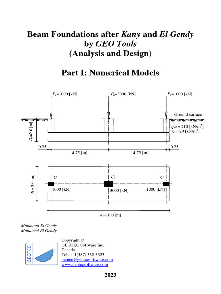 10-Analysis of Beam Foundation-En-Part I | Download Free PDF | Beam (Structure) | Young's Modulus