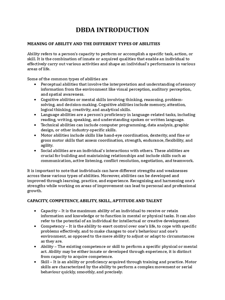 Dbda Introduction - Group 4 | PDF | Educational Assessment | Information