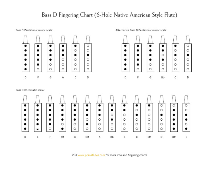 Bass D Fingering Chart | PDF