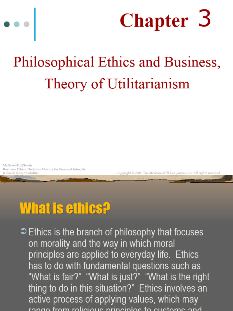 02 Utilitarianism | PDF | Utilitarianism | Morality