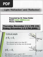 Geometrical Optics Complete Notes | PDF