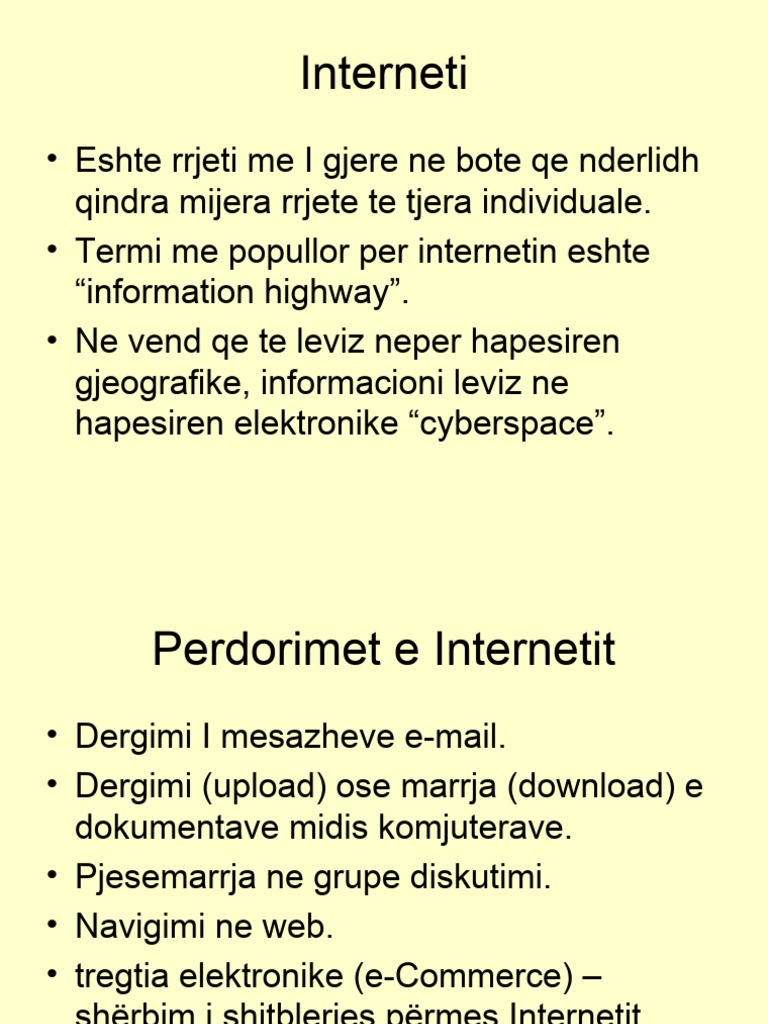 Leksion 6 Interneti | PDF