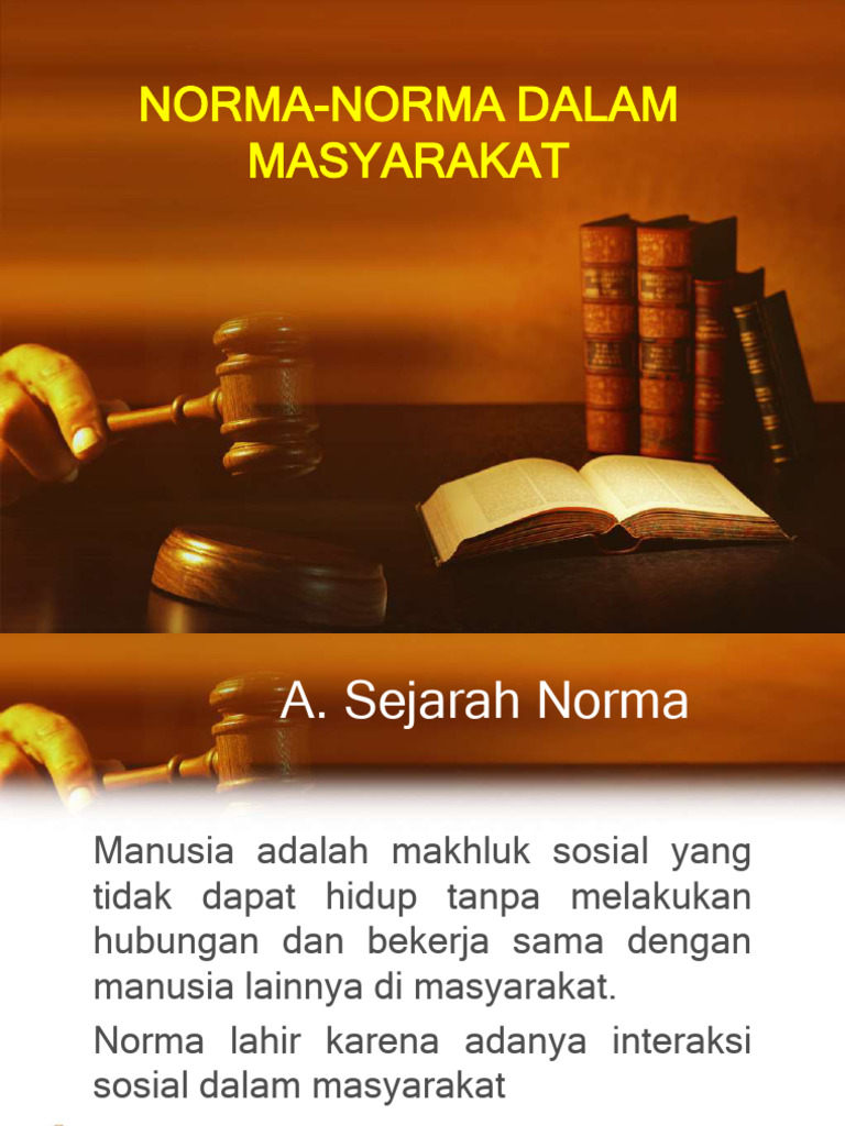 (PPL) Norma Dalam Kehidupan | PDF