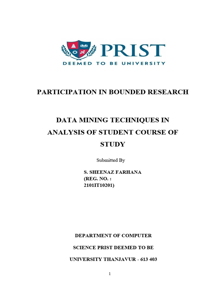 Sheenaz Project | PDF | Data Mining | Statistical Classification