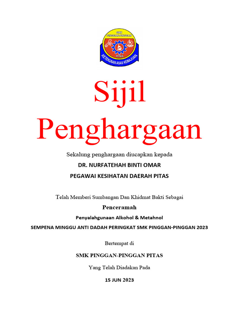 SIJIL | PDF