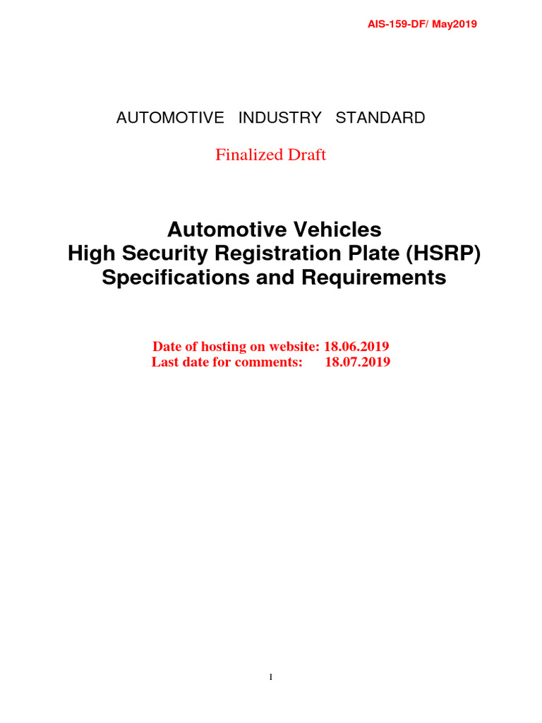 Type approval | PDF | Vehicle Registration Plate
