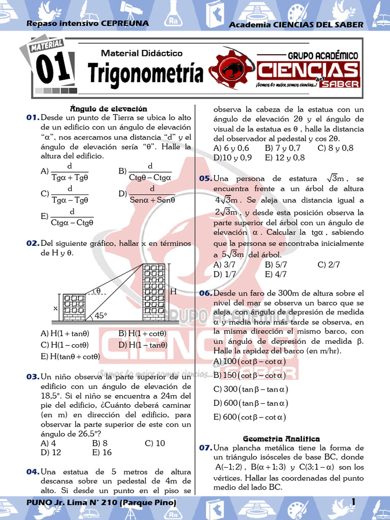 02 Repaso Trig s34 | PDF | Formas geométricas | Geometría del plano euclidiano