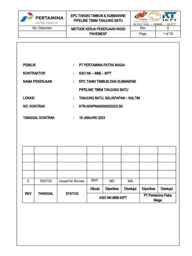 WMS Rigid Pavement | PDF