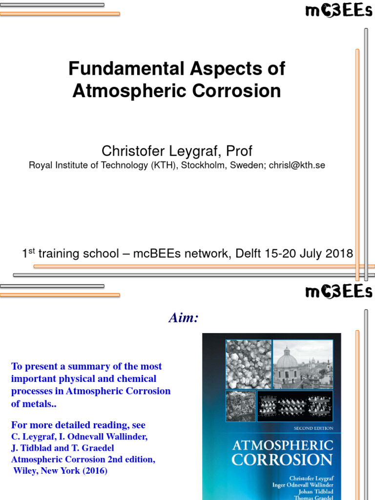 Atmospheric Corrosion | PDF | Adsorption | Corrosion