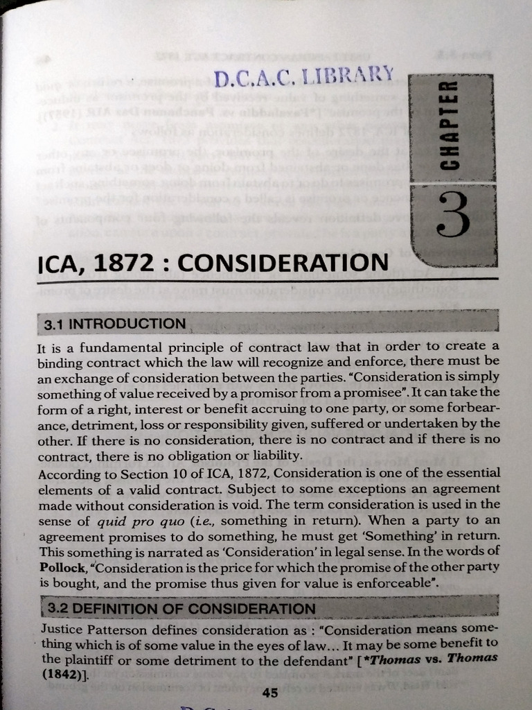 Business Law Chapter 3 | PDF | Consideration | Rules