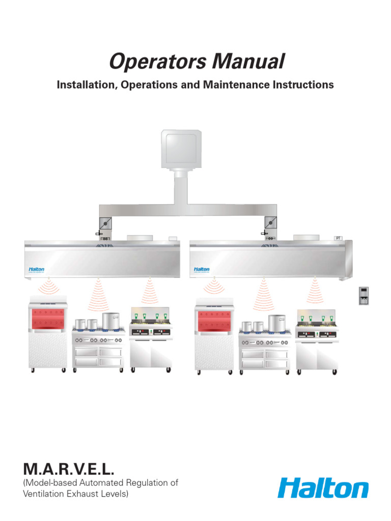 Halton MARVEL IOM 1 | PDF | Duct (Flow) | Infrared
