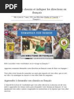 Demander et indiquer le chemin | PDF