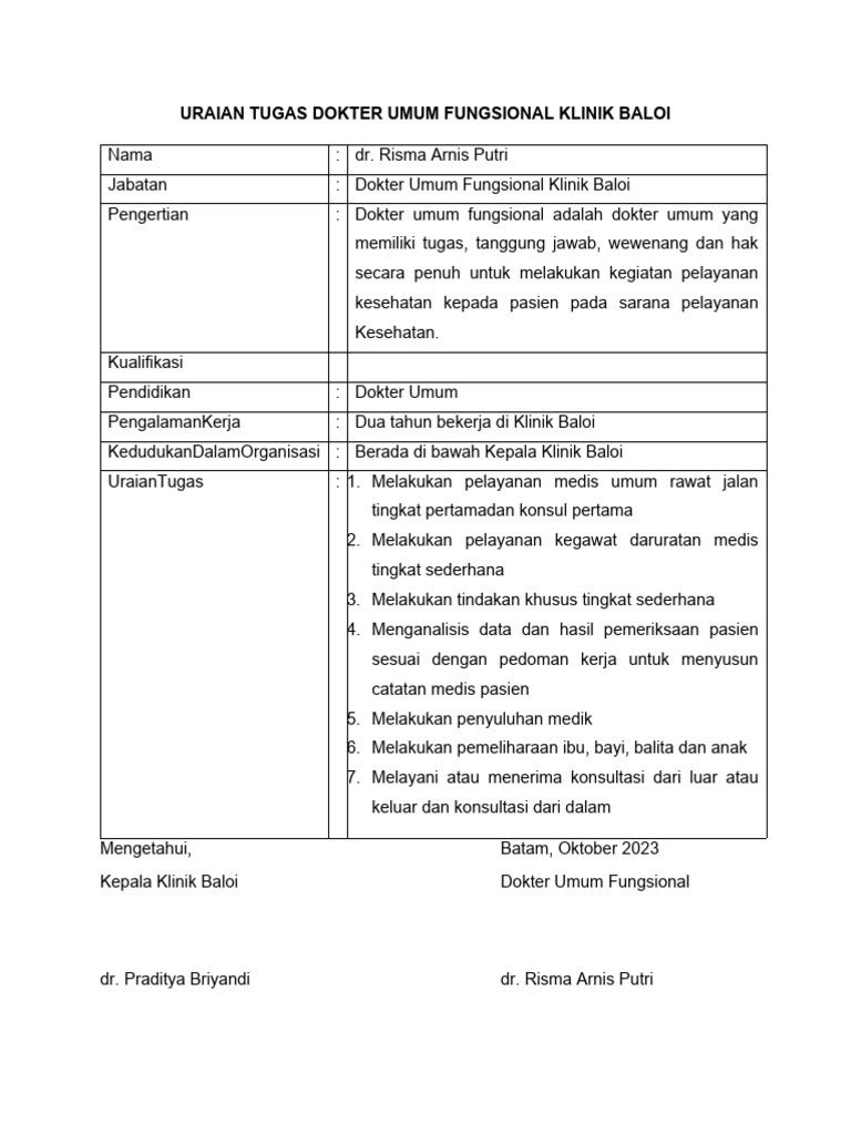 Uraian Tugas DR Risma Arnis Putri | PDF | Kesehatan Holistik | Sains & Matematika