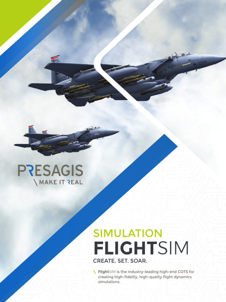 Pres Print Brochure Flightsim v6 | PDF | Simulation | Aircraft