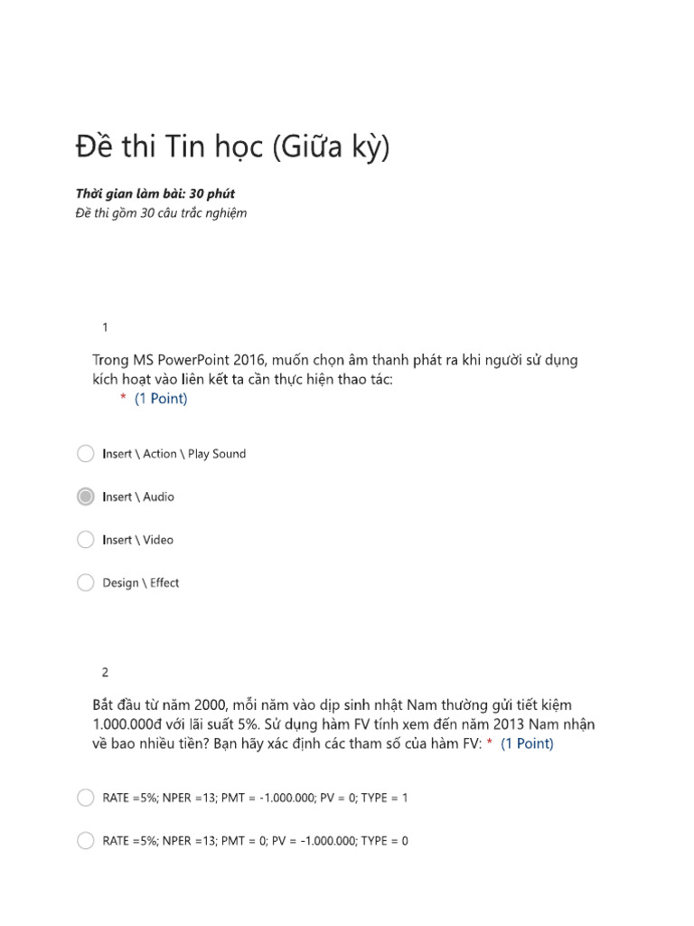 Tinh206.3 K 1 Năm 2023 2024 K62 | PDF