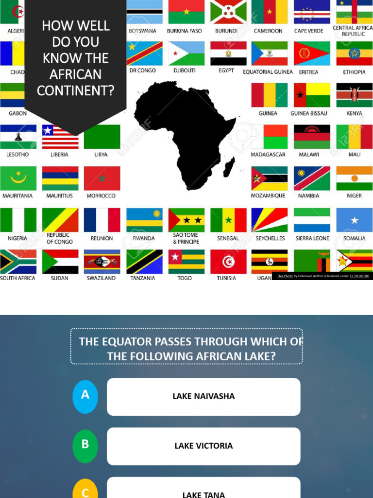 African Geography Quiz Challenge | PDF | Africa | Sports