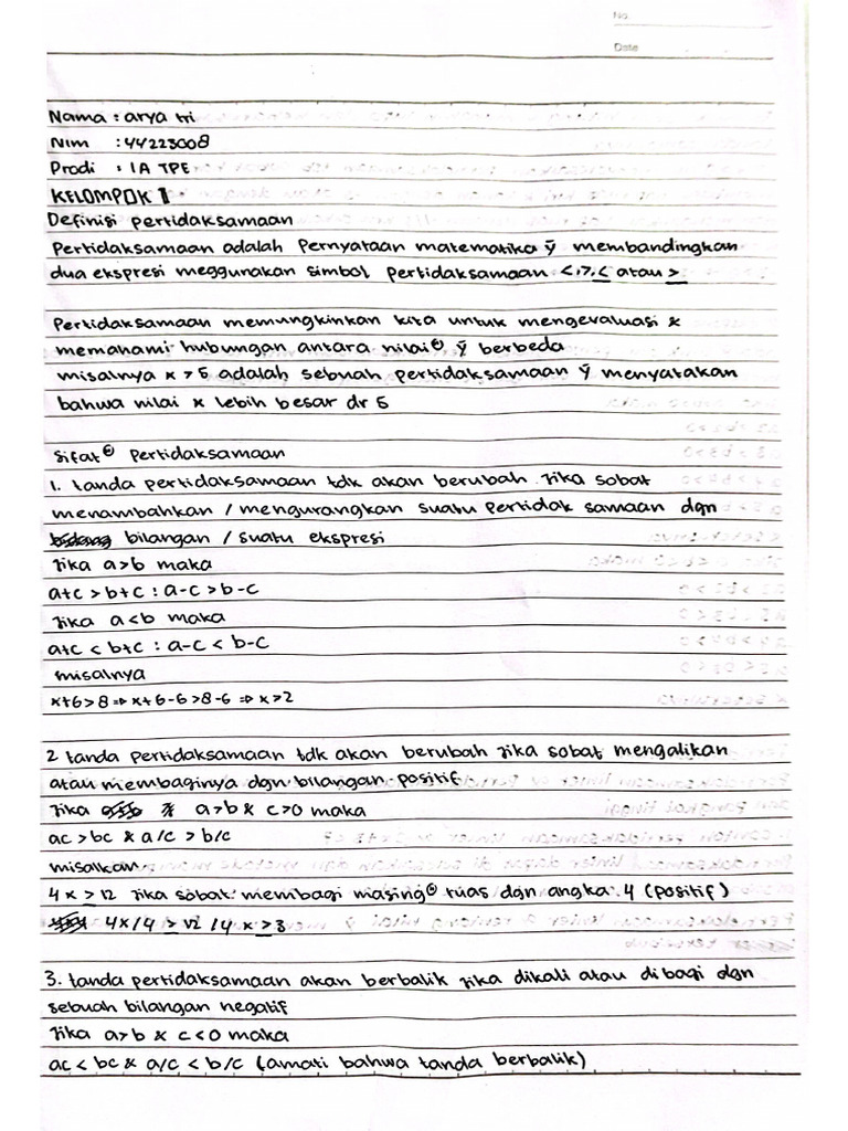 Arya Tri Setiawana 1A TPE | PDF