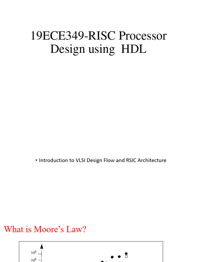 19ECE349-RISC Processor Design Using HDL | PDF | Field Programmable ...