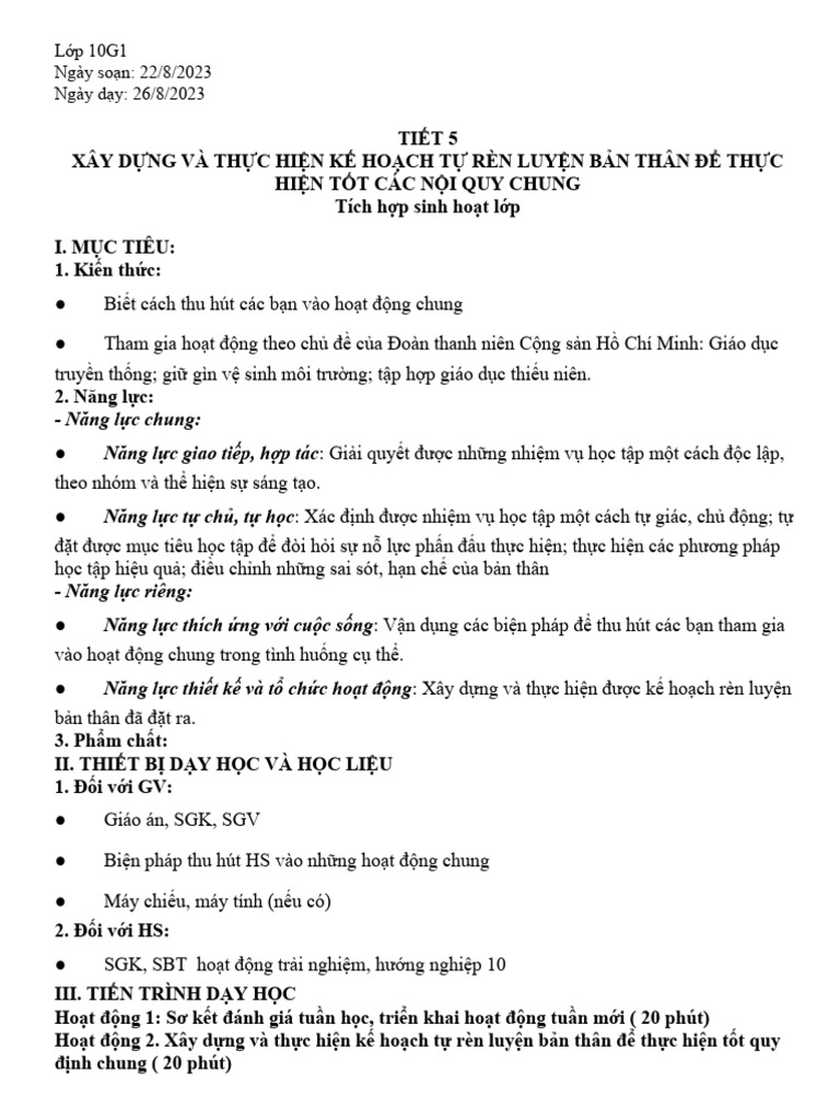 5 - XDKH Ren Luyen Ban Than | PDF