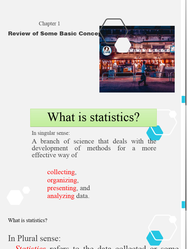 Chapter 1 Review of Basic Concepts | PDF | Statistics | Level Of ...