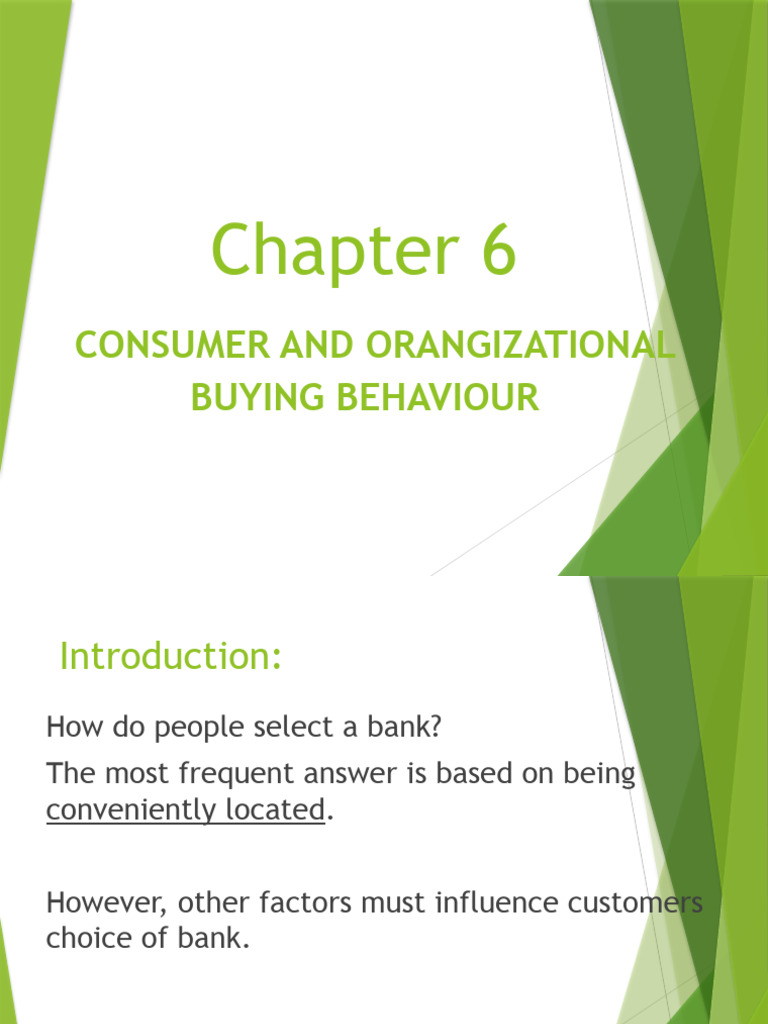 Chapter 6 Consumer Buying Behavior | PDF | Motivation | Motivational Chapter 6 Consumer Buying Behavior | PDF | Motivation | Motivational