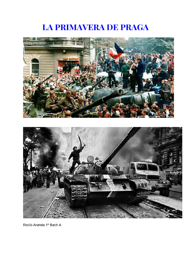 La Primavera de Praga | PDF | Checoslovaquia | Guerra Fría