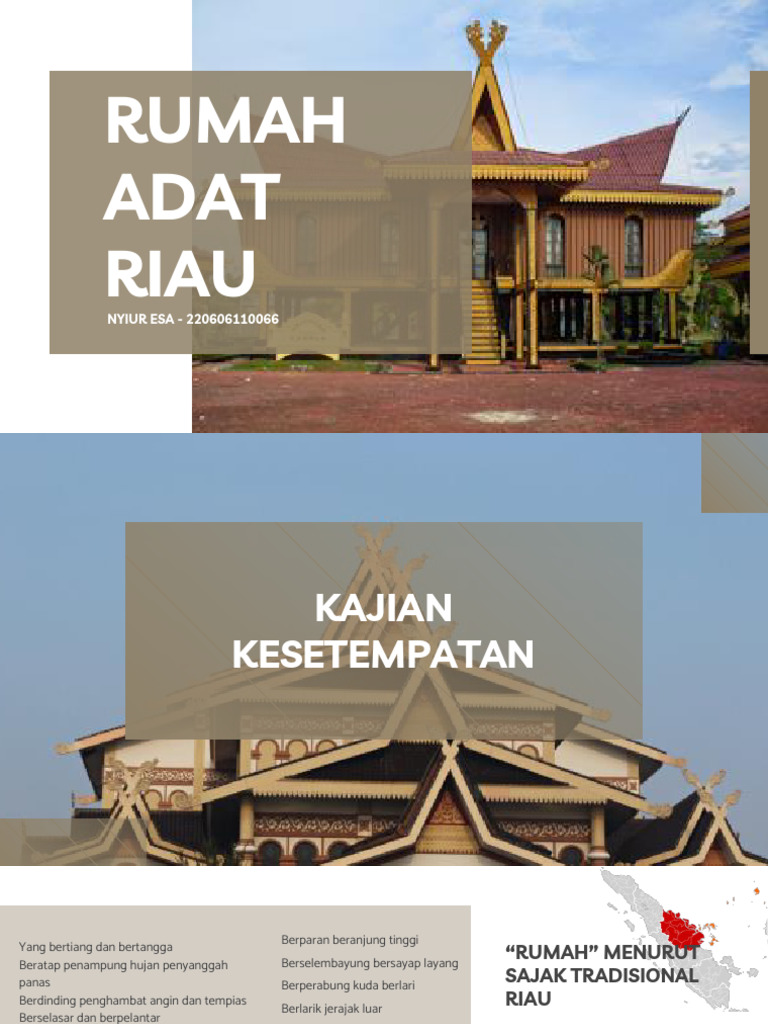 Arsitektur Nusantara-Rumah Adat Riau | PDF