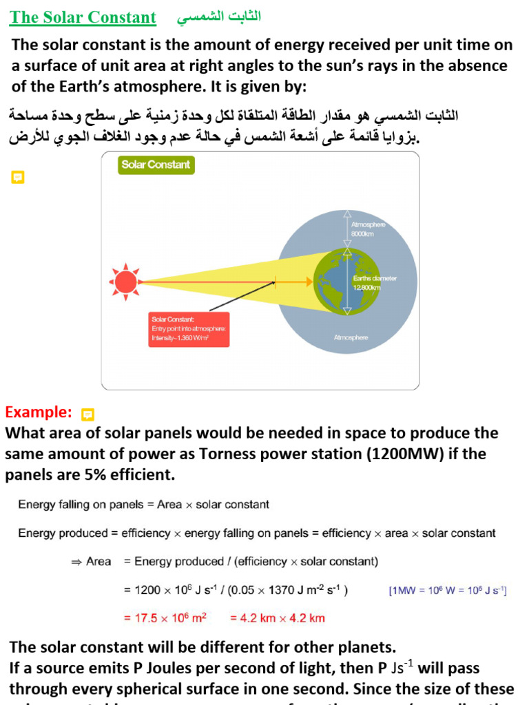 Understanding the Solar Constant | PDF | Greenhouse Effect | Earth